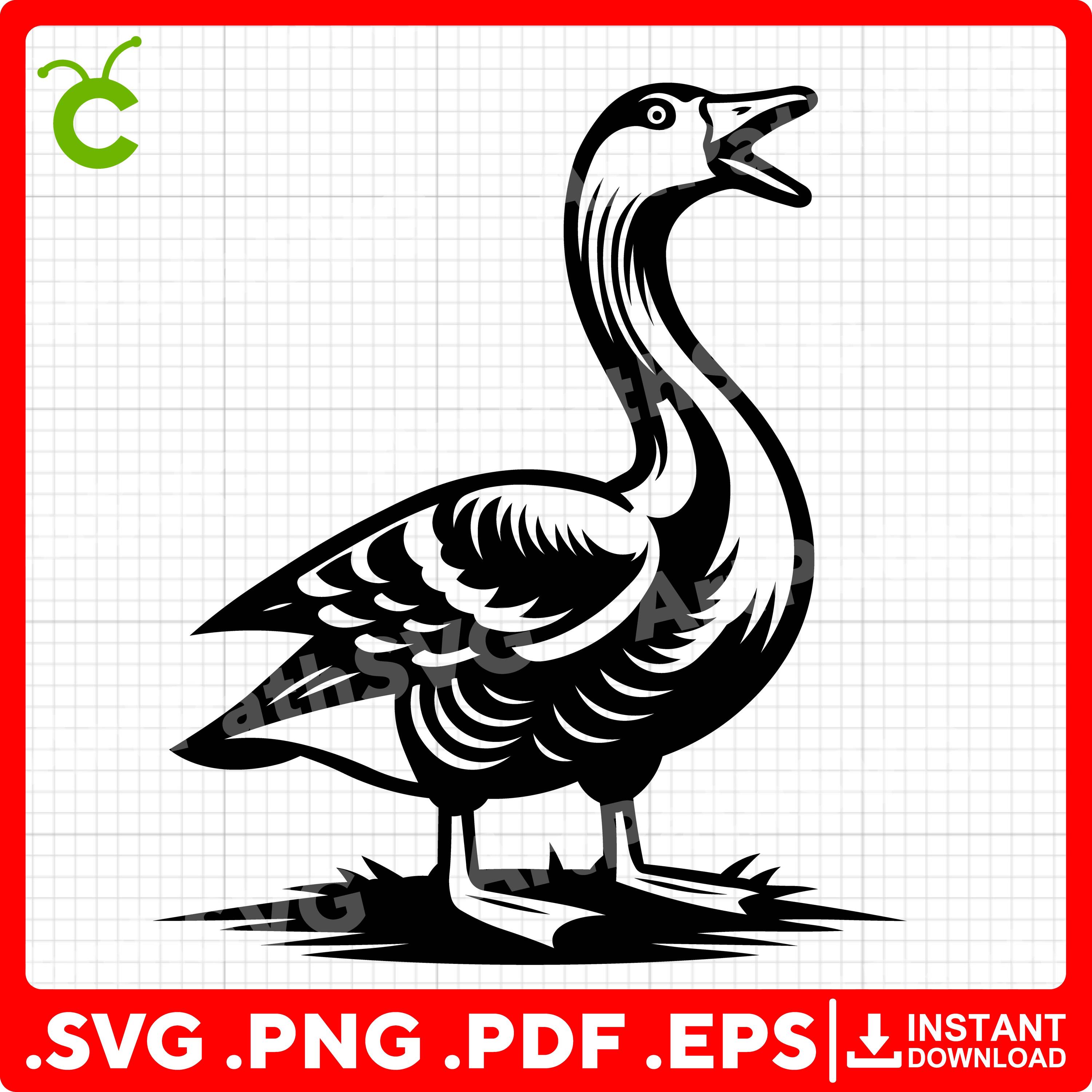 Goose SVG, Goose Design SVG for Cricut – Svg, Pdf, Png, Eps Files ...