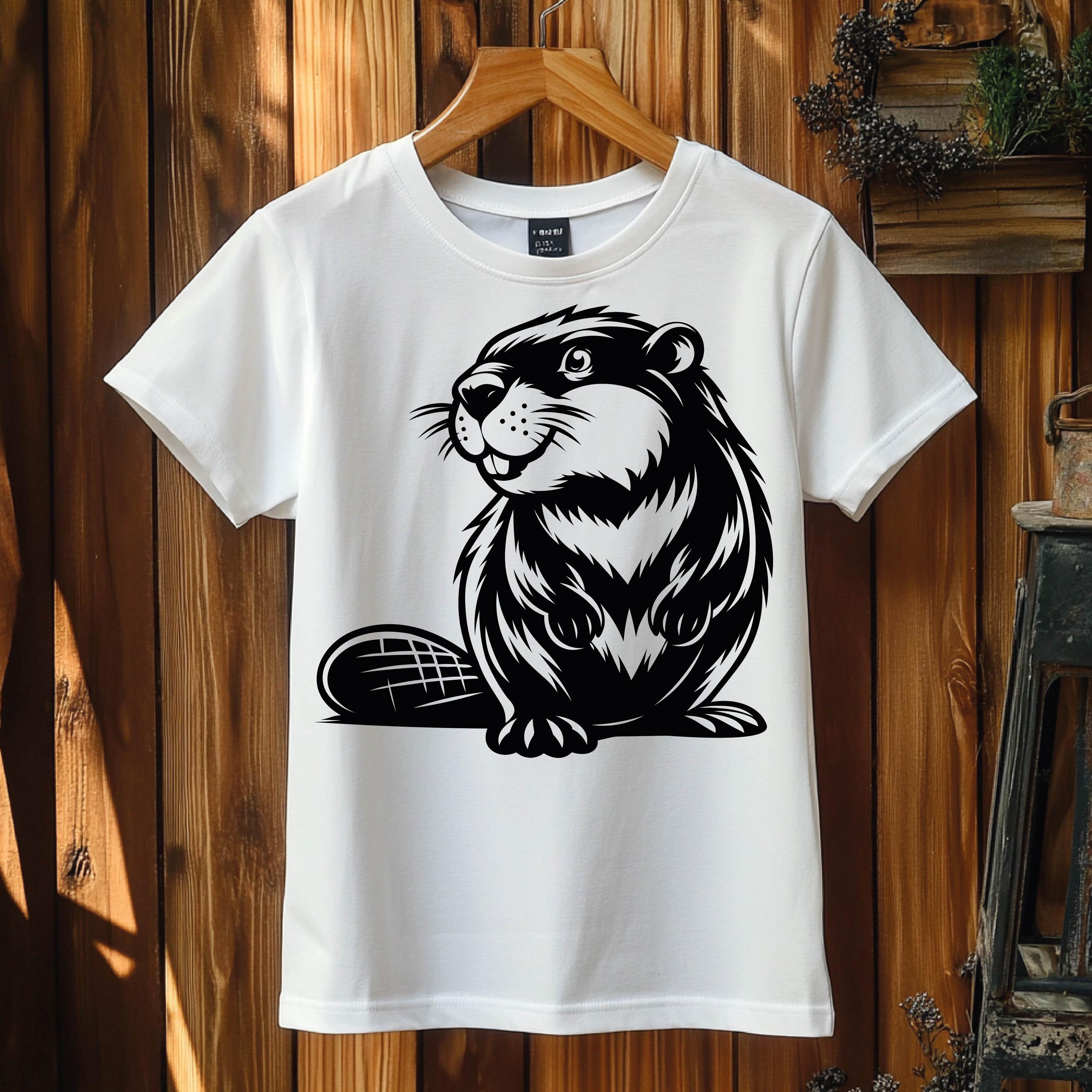 Cute Beaver SVG, Happy Beaver Clip Art, Beaver SVG for Cricut – Svg ...