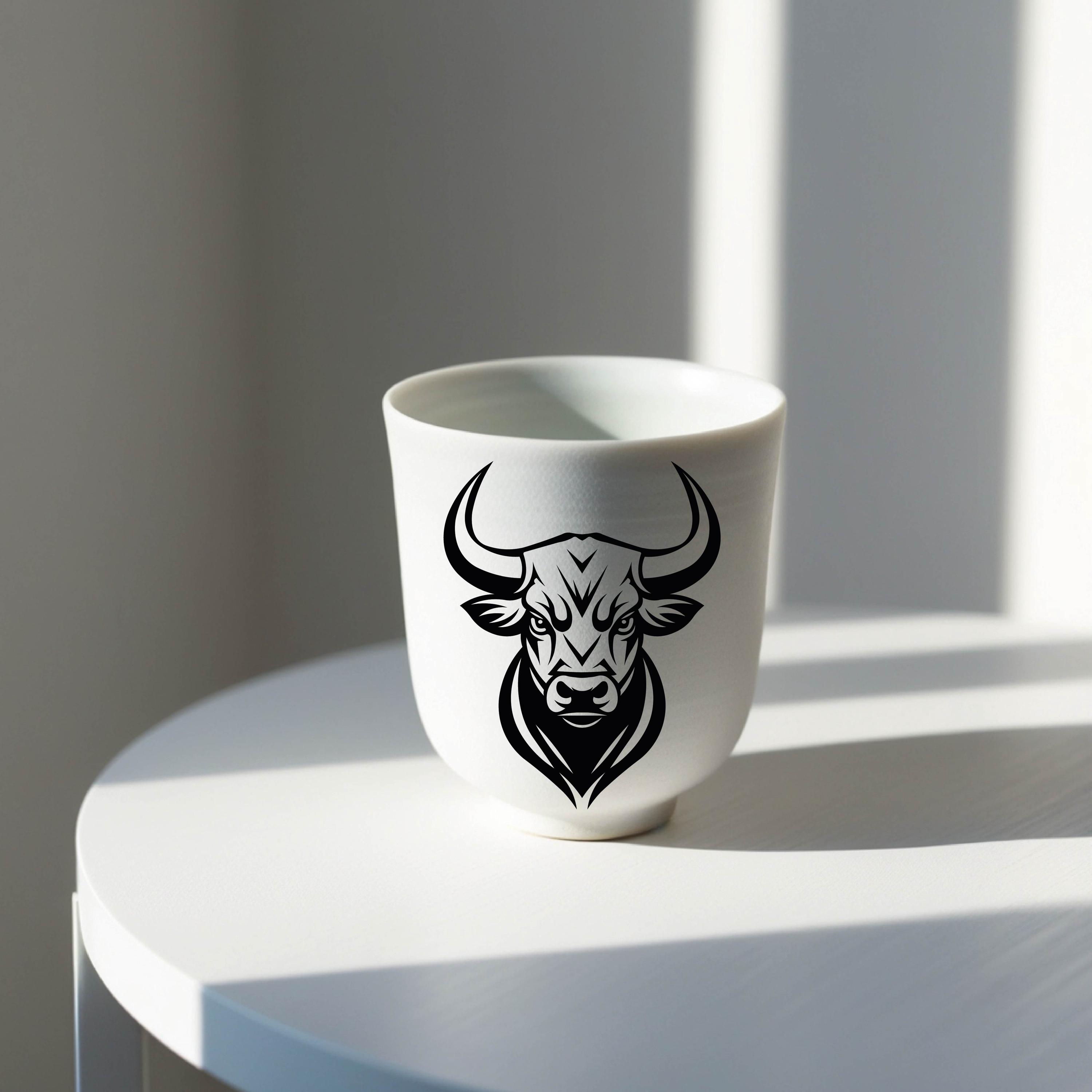 Bull Head Logo SVG for Cricut – Svg, Pdf, Png, Eps Files – Perfect for ...