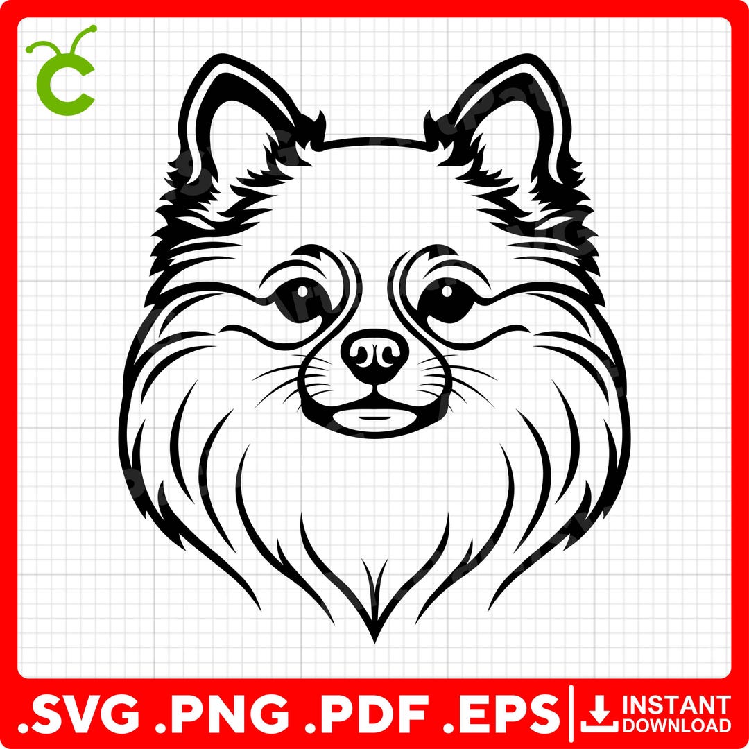 Spitz Head SVG for Cricut – Svg, Pdf, Png, Eps Files – Perfect for ...