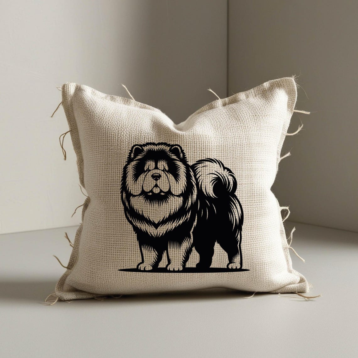 Chow Chow Dog SVG, Chow Chow Standing SVG for Cricut – Svg, Pdf, Png ...