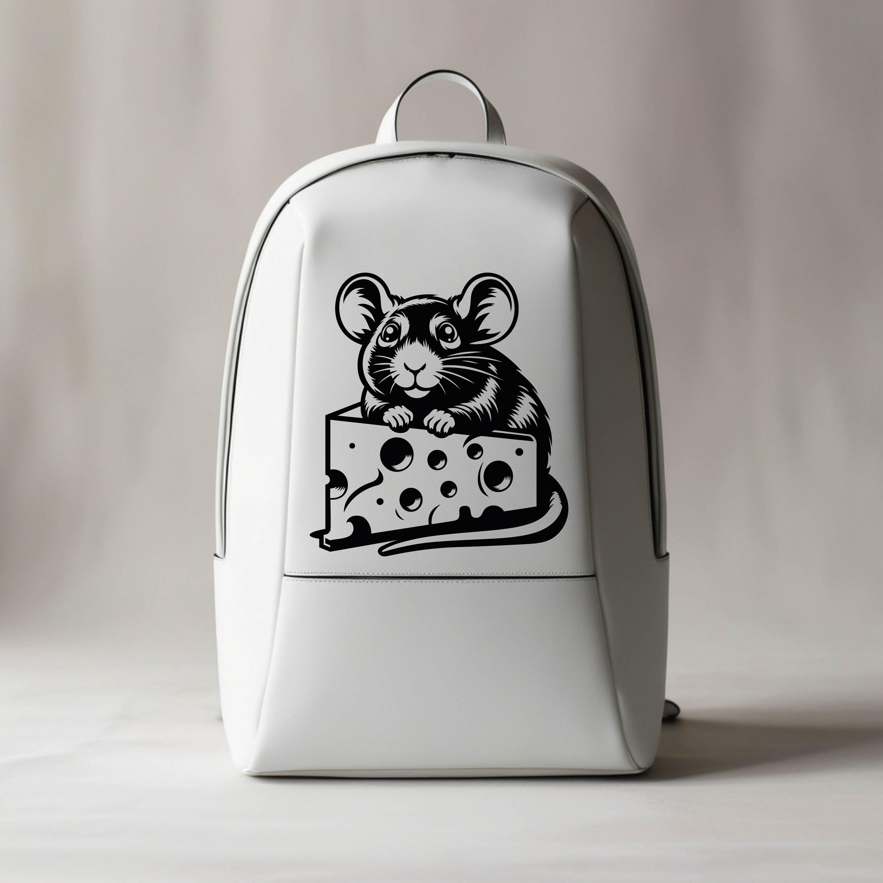 Mouse With Cheese SVG | Cute Mouse SVG | Funny Baby Mouse Clipart ...