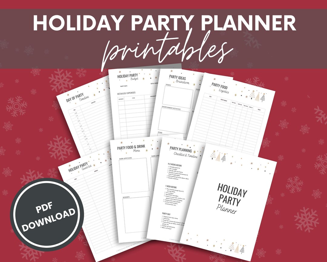 Christmas Planner Printable | Christmas Planner Book | Christmas ...