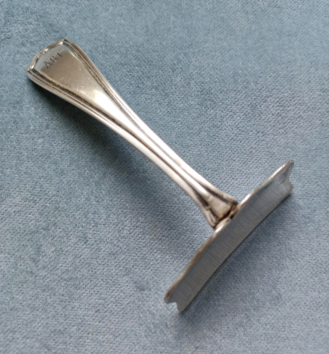 Antique Art Deco Baby Food Pusher - Solid Sterling Silver - Etsy
