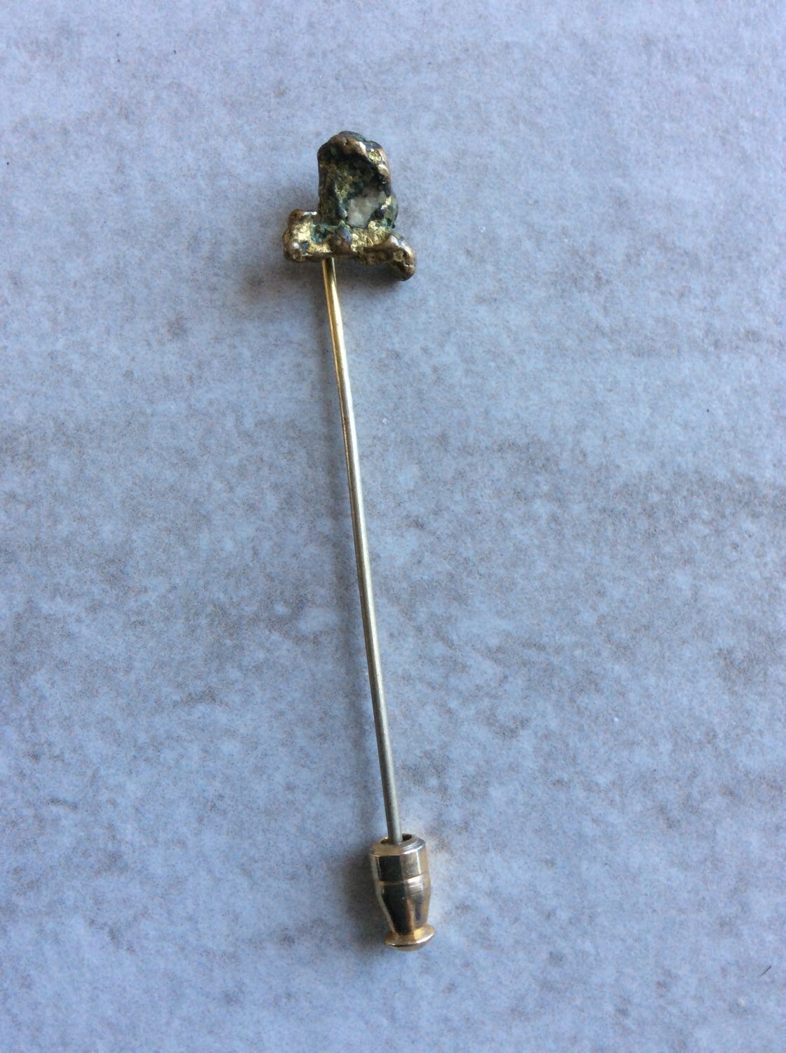 Vintage Nugget Tie Stick Pin - Etsy