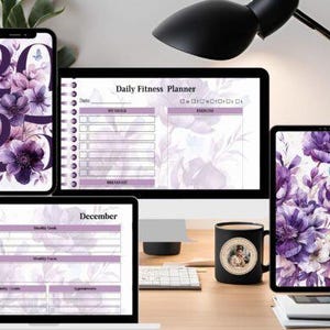2025 Floral Digital Planner | Printable & Editable Planner | Organize ...
