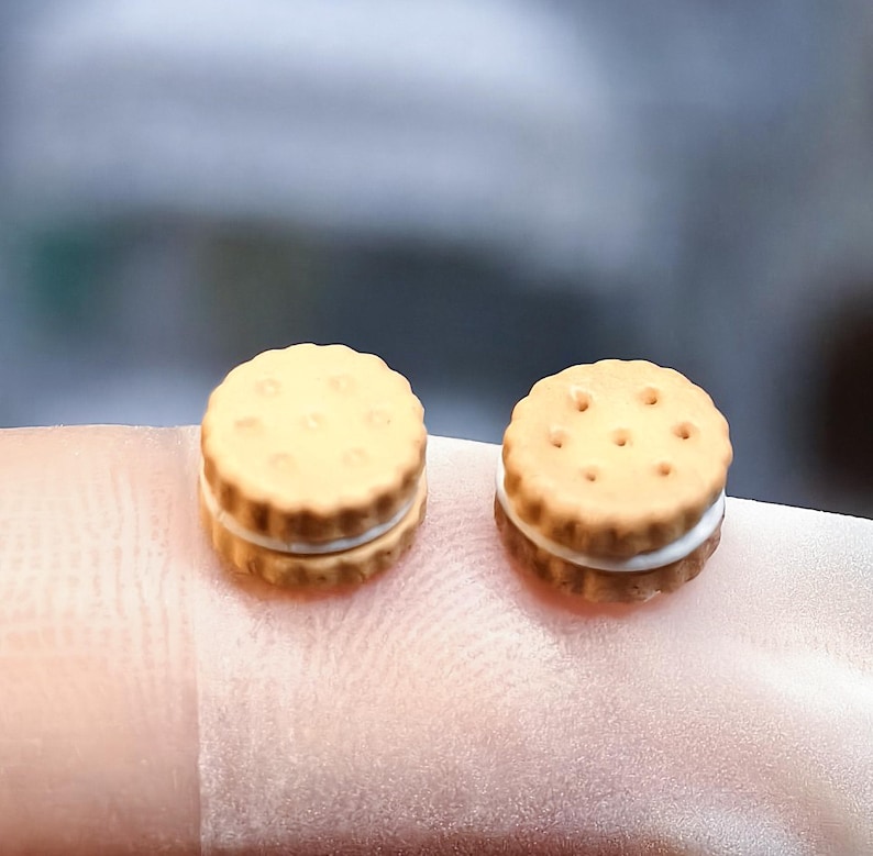 Miniature Cookies in Glass Jars for Dolls: 1/6 Scale Polymer Clay Food ...