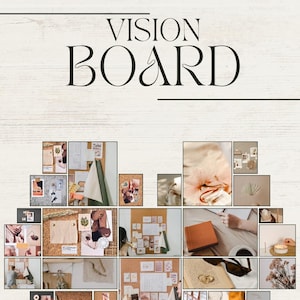 Vision Board Guide Digital Download, Vision Board Inspiration, Manifest ...