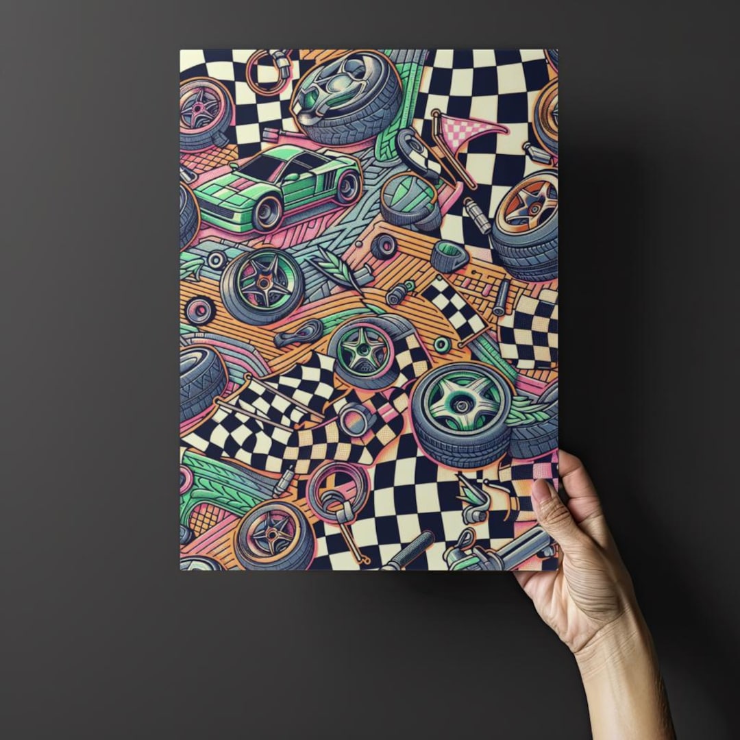 Y2K Racing Car Aesthetic Wallpaper – Instant Download | Use as Iphone ...