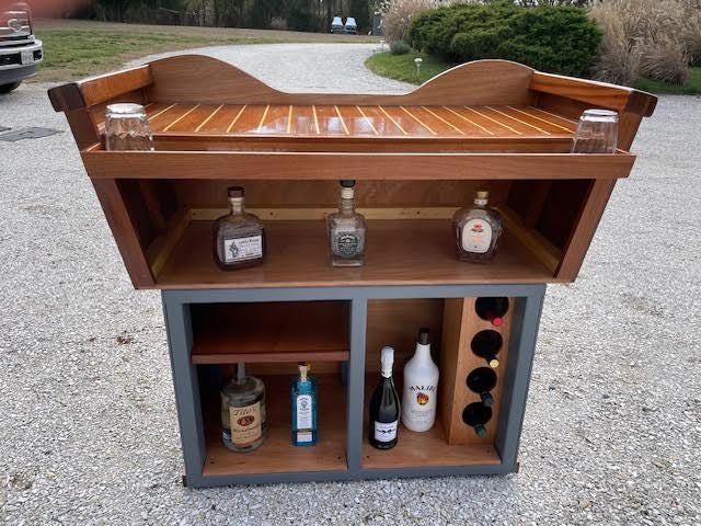 Mahogany Transom Bar/stand - Etsy