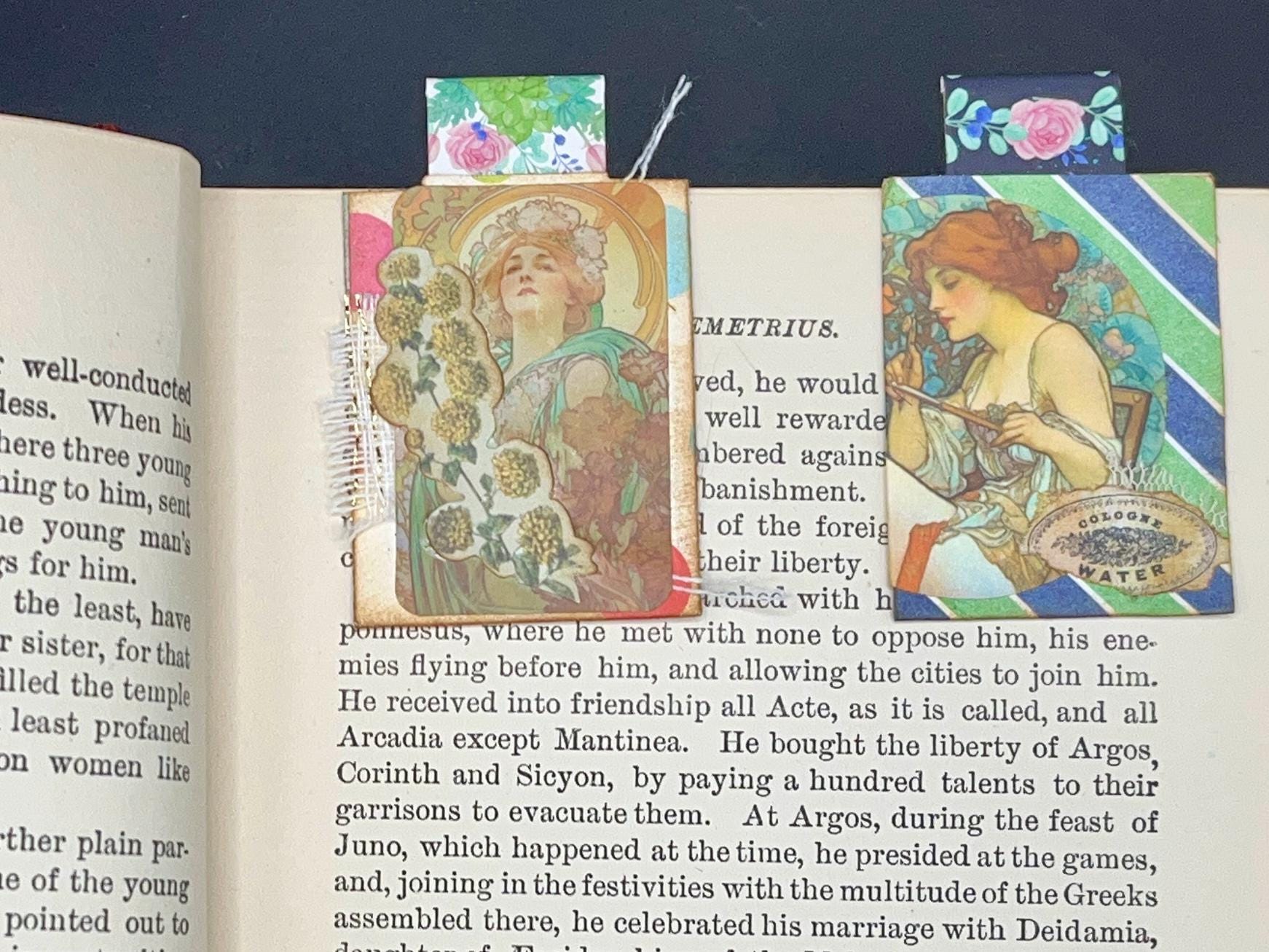 Bookmarks Handmade From Vintage Ephemera and Specialty Papers ...