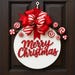 Handmade Peppermint Candy Christmas Door Hanger - Etsy