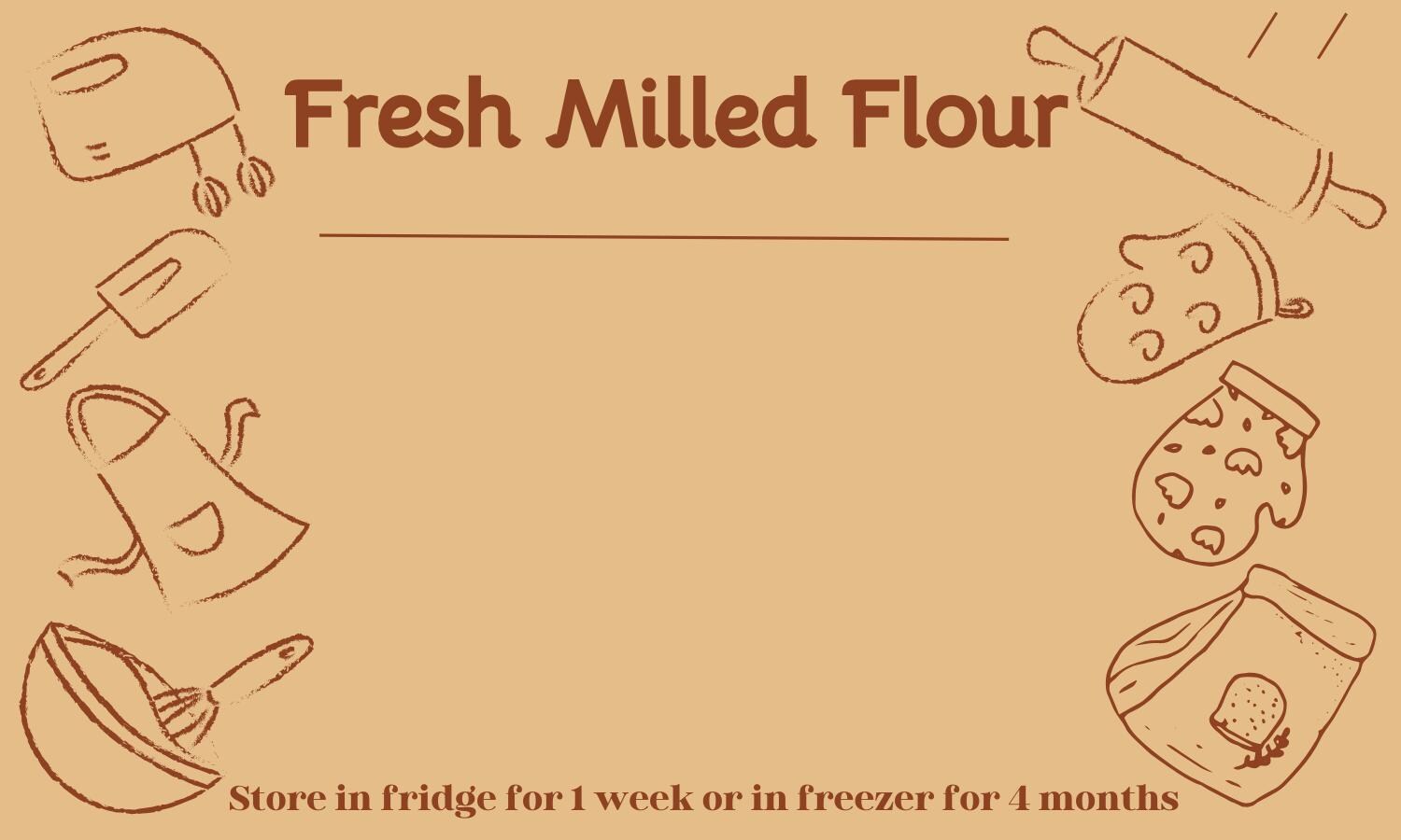 Recipe Cards PNG Digital Download Kitchen Dry Goods Mix Fresh Milled ...