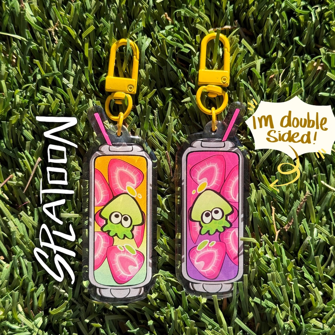 Splatoon! Epoxy Keychains (double Sided)! - Etsy