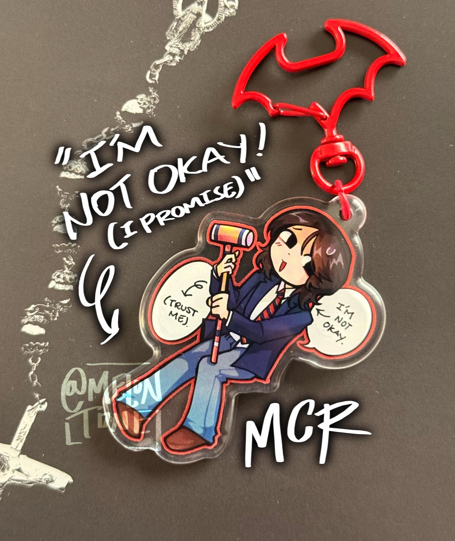 Gerard Way-mcr Acrylic Keychain! - Etsy
