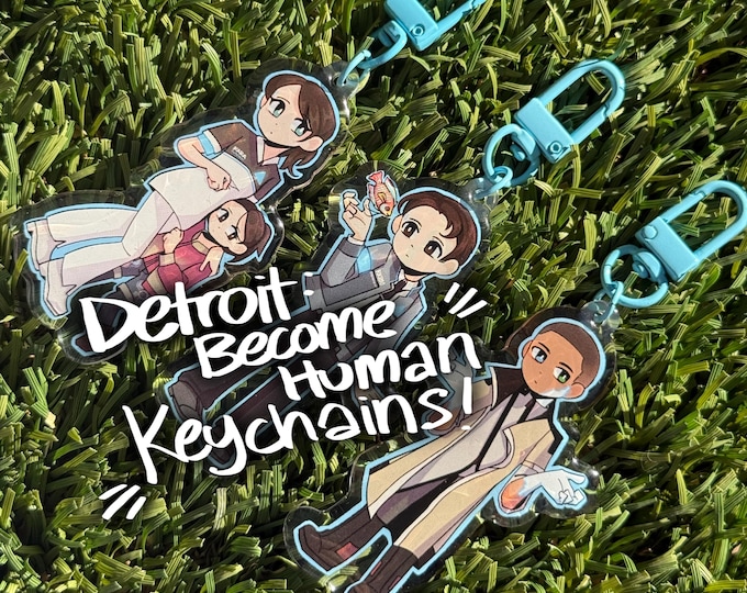 Detroit Become Human - Keychains 3" (connor/kara/markus) - Etsy