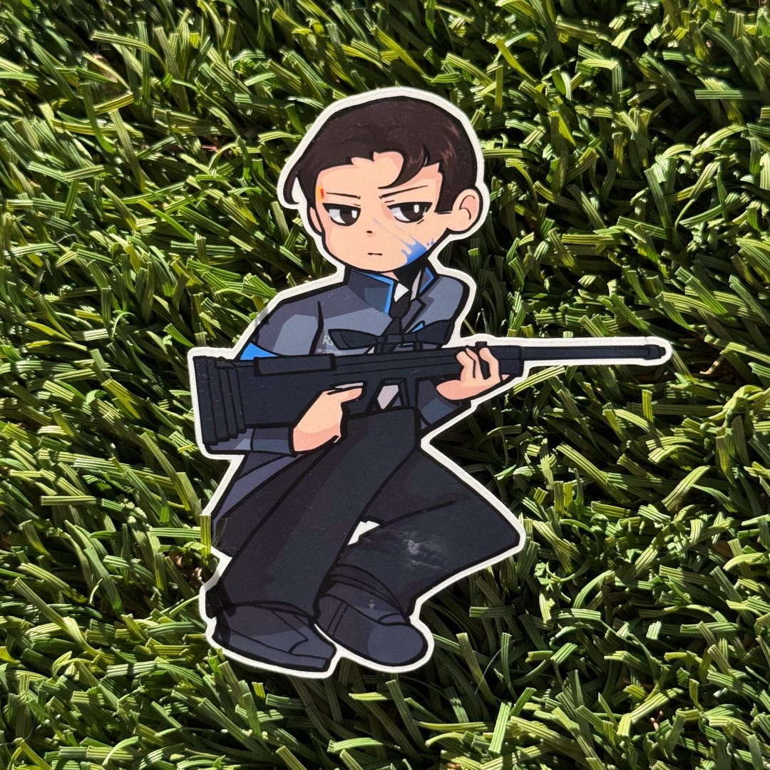 D:BH, Machine Connor! Sticker 3.5” - Etsy