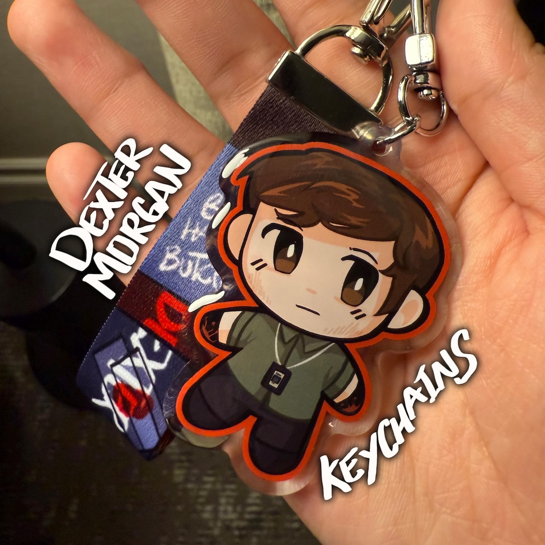 DEXTER MORGAN Mini Lanyard Keychains! - Etsy