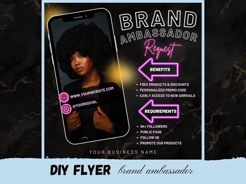 Editable Models Wanted Flyer Template, Hair Lashes Braid Makeup Model ...