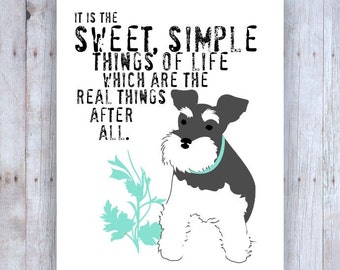 Schnauzer Dog Quotes | Etsy