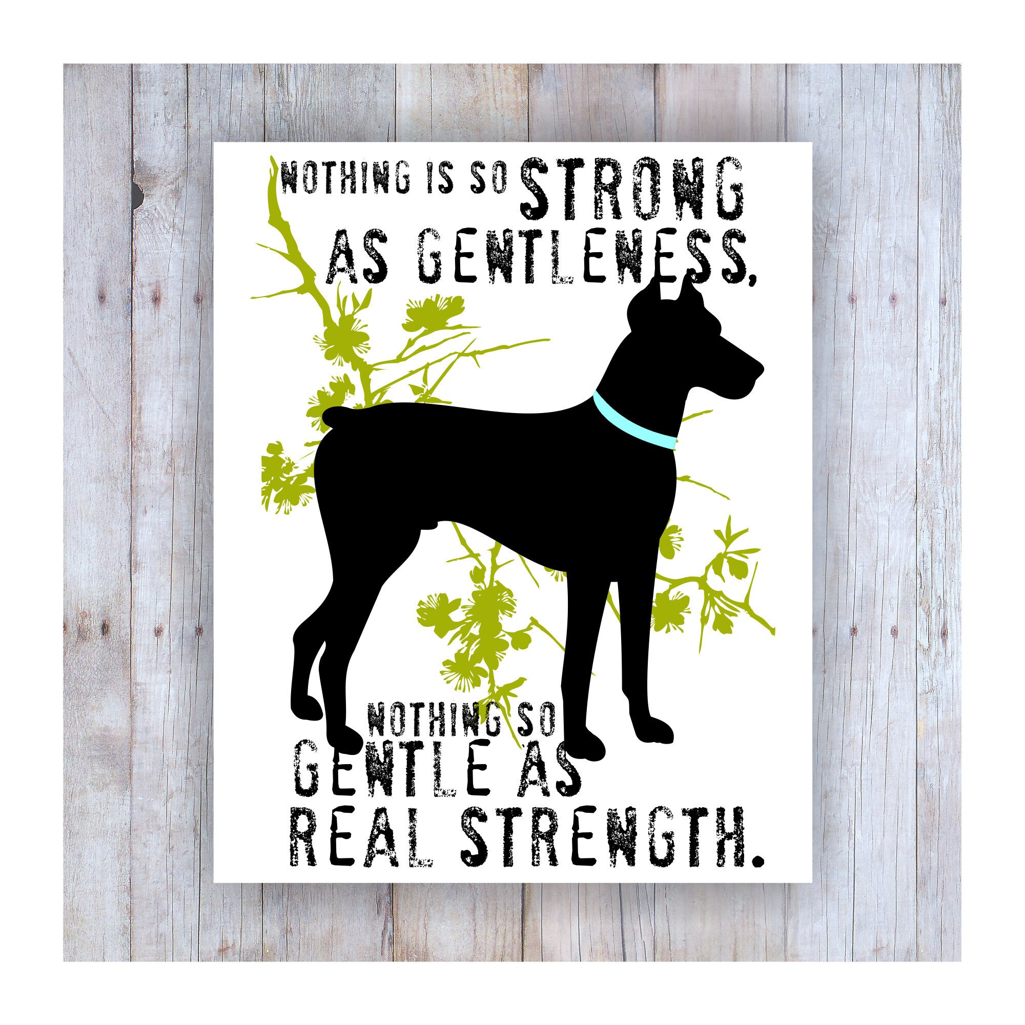 Doberman Pinscher Art Dog Quotes Doberman Sign Doberman | Etsy