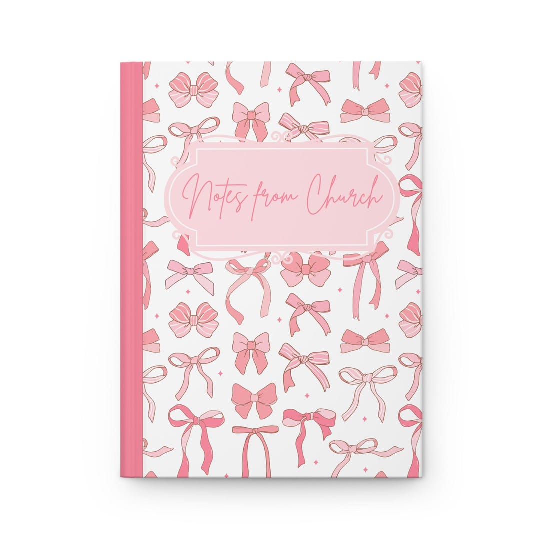 Notes From Church Bows Girly Girl Christian Sermon Notes Era With ...