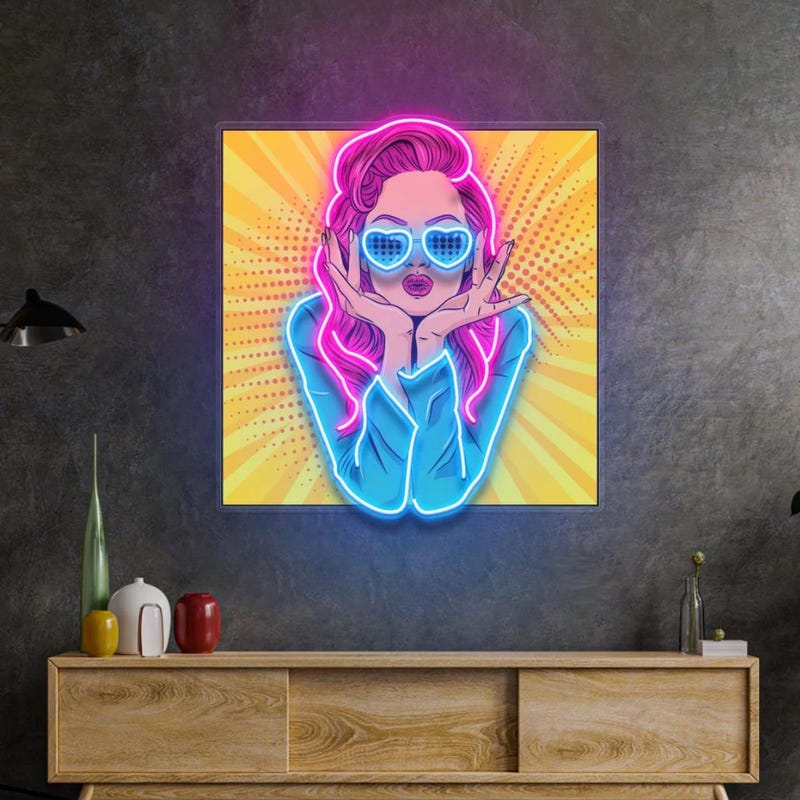 Retro Neon Sign - Etsy