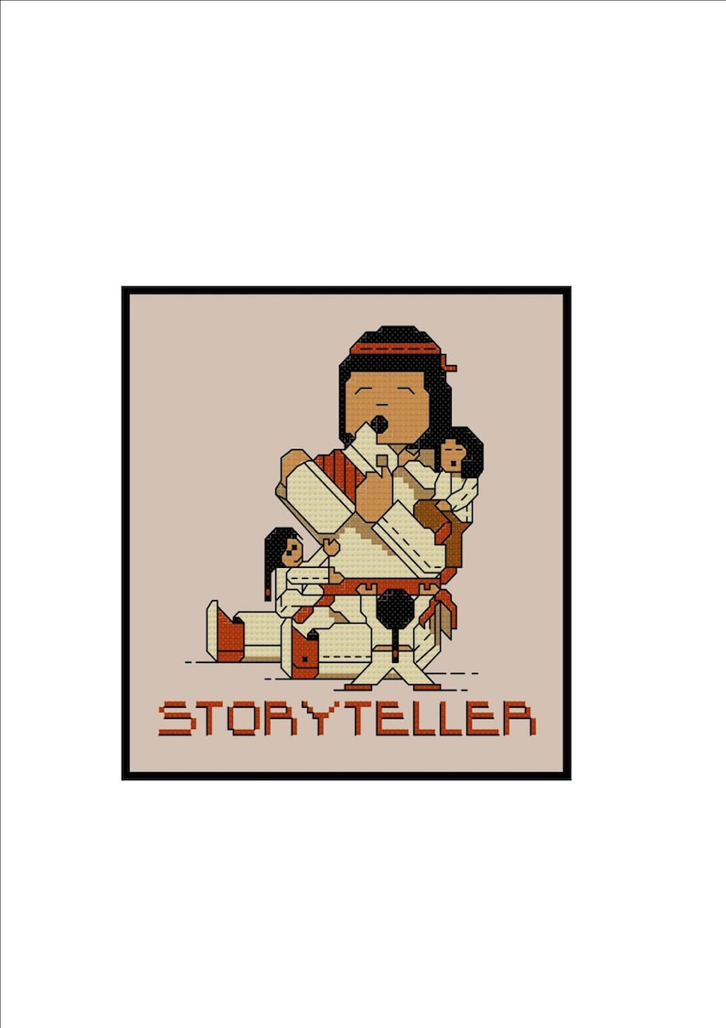 STORYTELLER - Southwest Design Series for Cross Stitch Pattern - Etsy