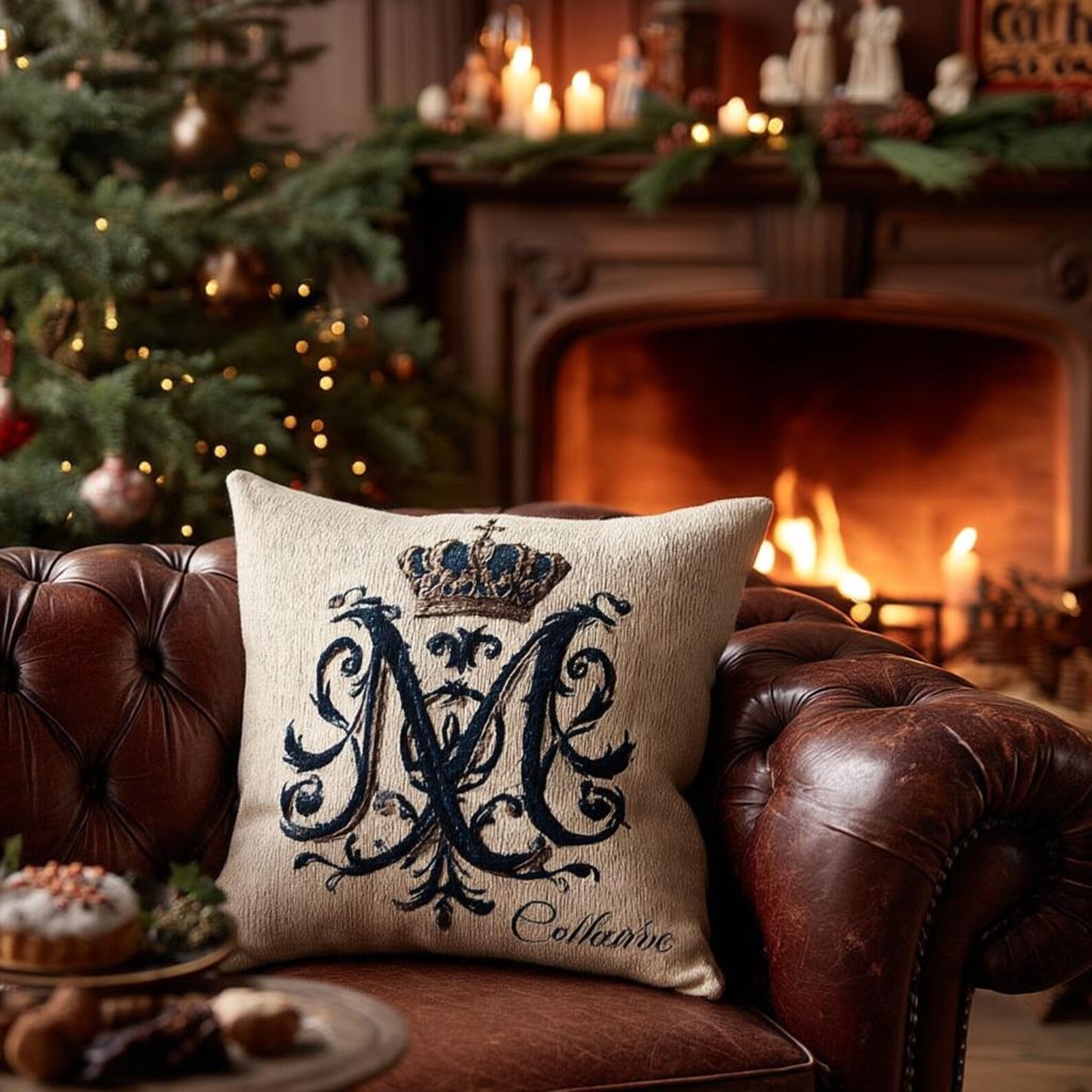 Personalized Auspice Maria Cushion – Catholic Throw Pillow With Marian ...