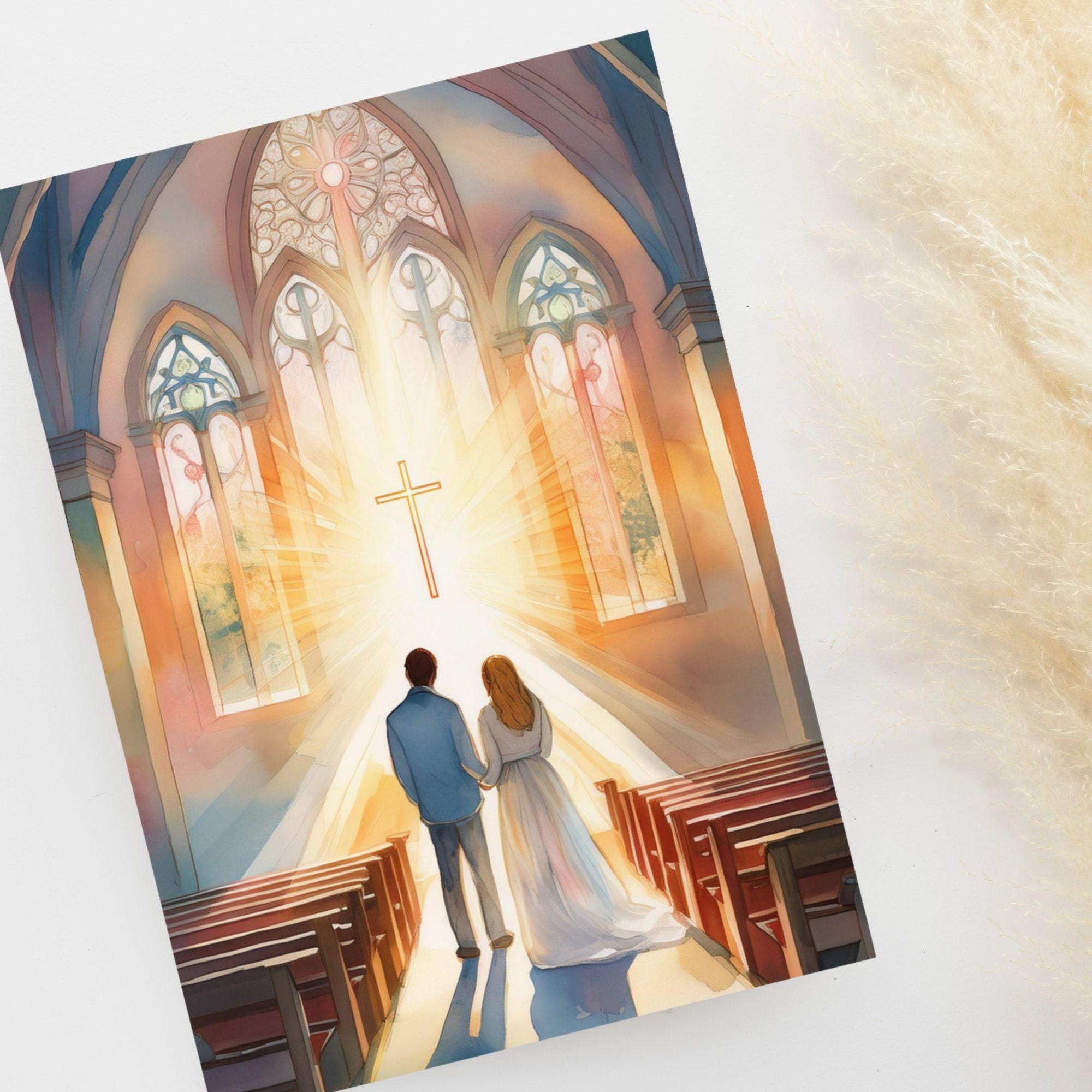 Catholic Wedding Card, Catholic Engagement Card Congratulations ...