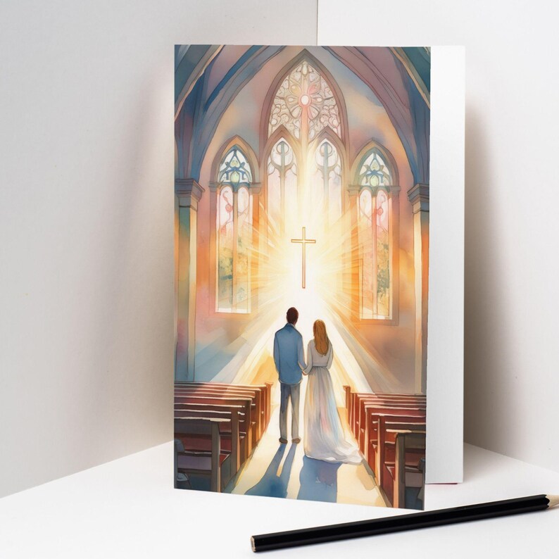Catholic Wedding Card, Catholic Engagement Card Congratulations ...