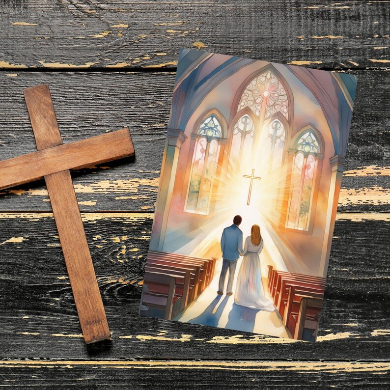 Catholic Wedding Card, Catholic Engagement Card Congratulations ...