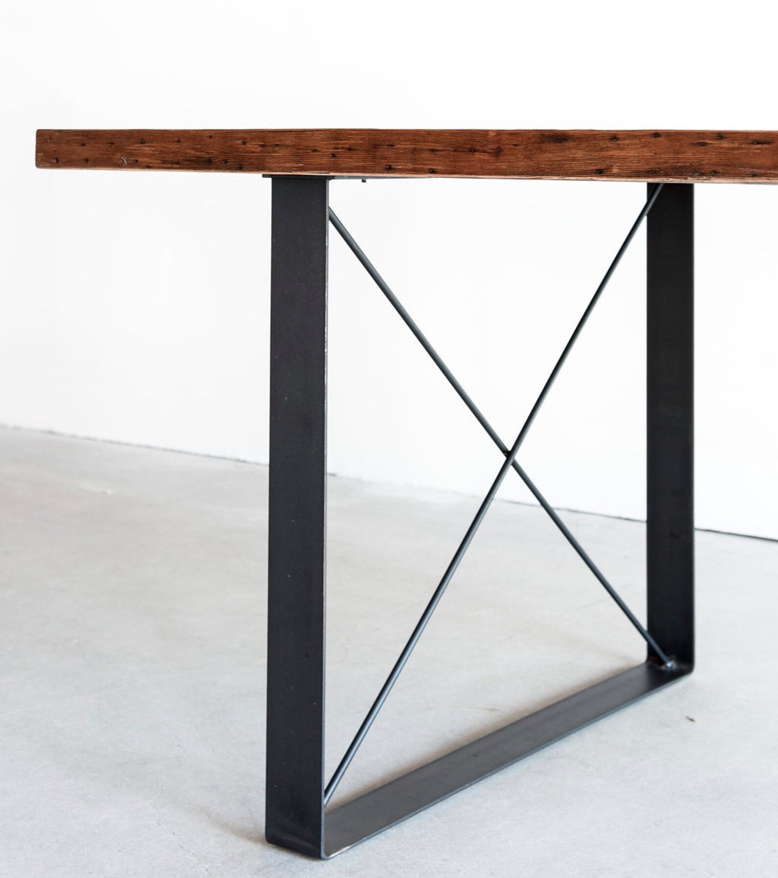 Railcar Dining Table Handmade Reclaimed Wood Dining Table - Etsy 日本