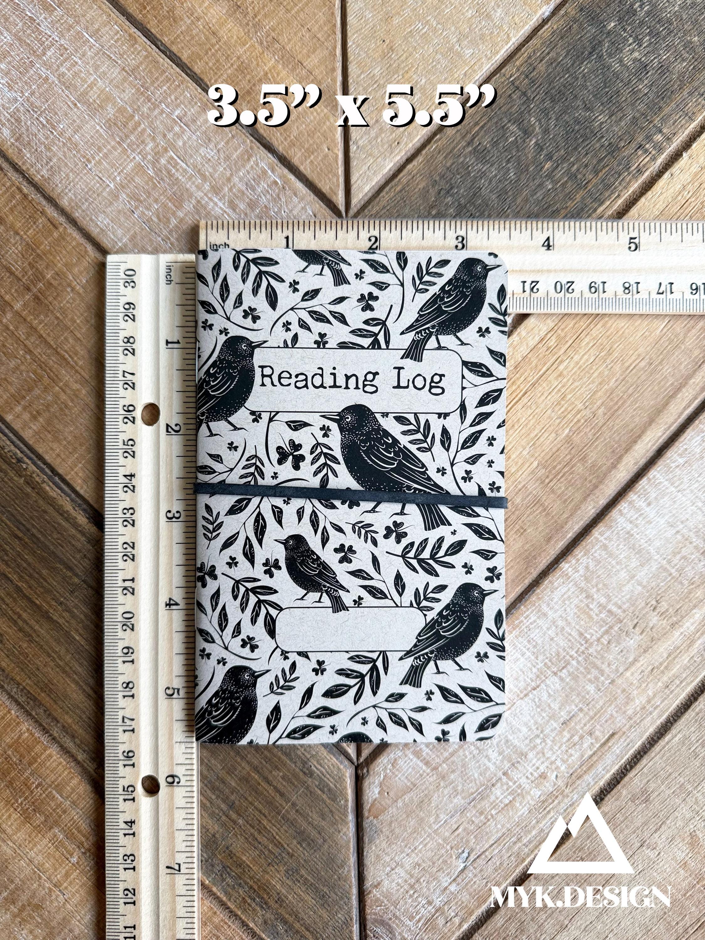 Reading Log Pocket-sized Notebook: 110 Entries - Birds Cover Design | 3 ...