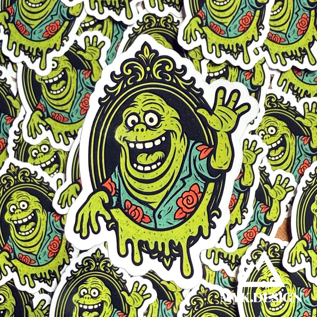 Slimer, the Ghost With the Most Appetite | 3” Weatherproof 80’s ...
