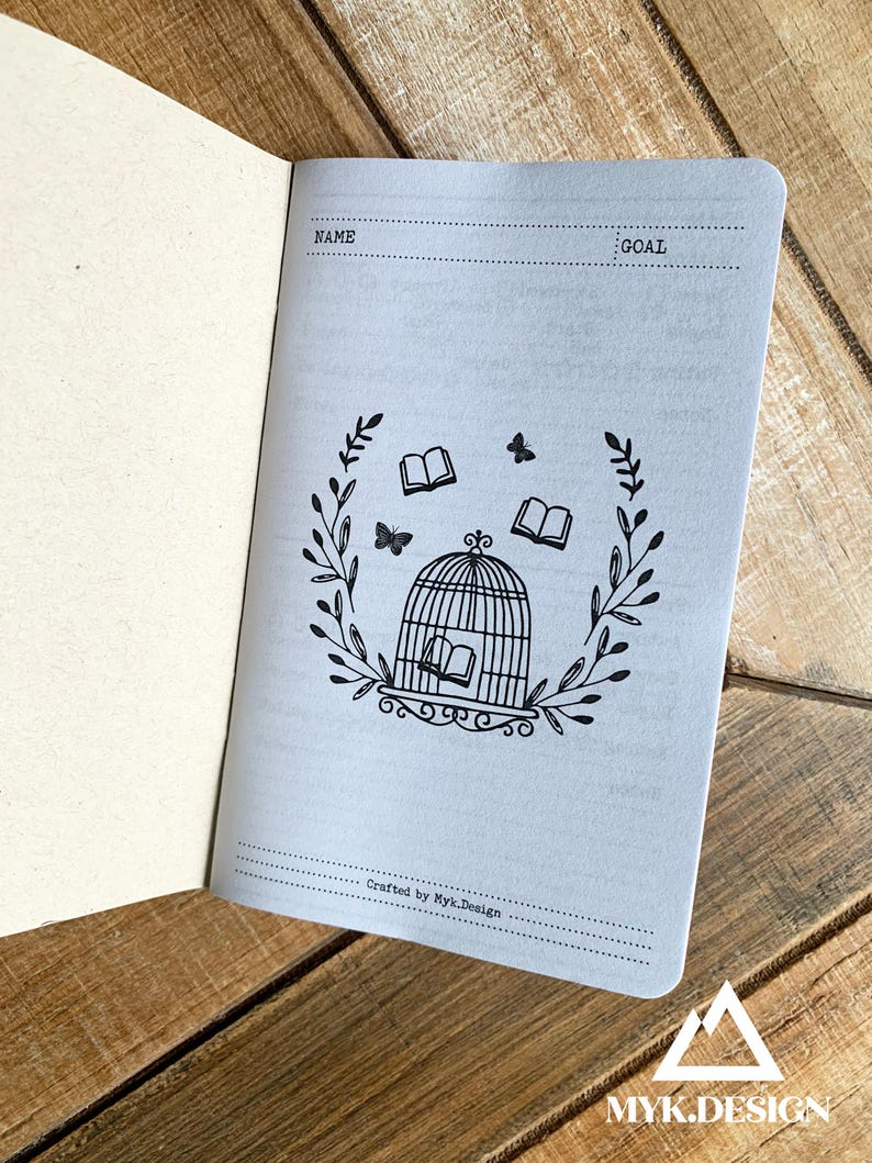 Reading Log Pocket-sized Notebook: 110 Entries - Meadow Cover Design ...