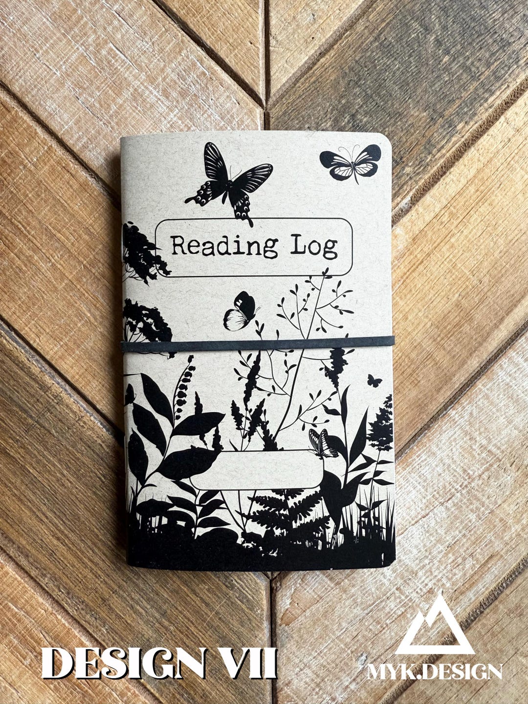 Reading Log Pocket-sized Notebook: 110 Entries - Meadow Cover Design ...