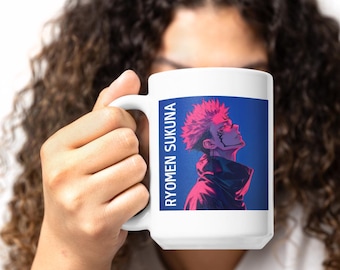 Jujutsu Kaisen, JJK, Jujutsu Kaisen Mug, Anime, Anime Mug, Gift, Anime ...