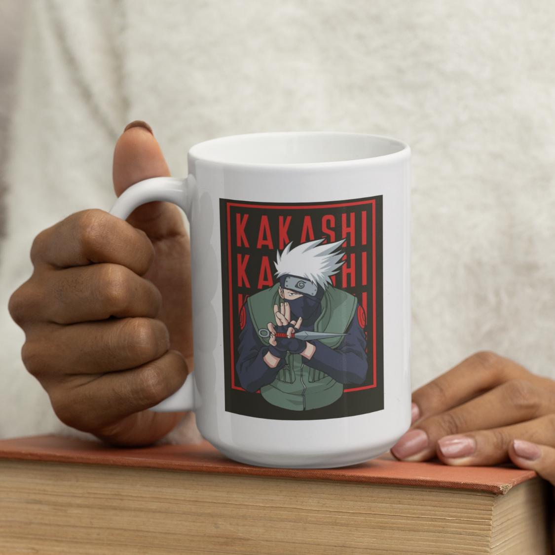Naruto Kakashi Ninja Warrior Anime Mug Cool Coffee Cup for Naruto Fans ...