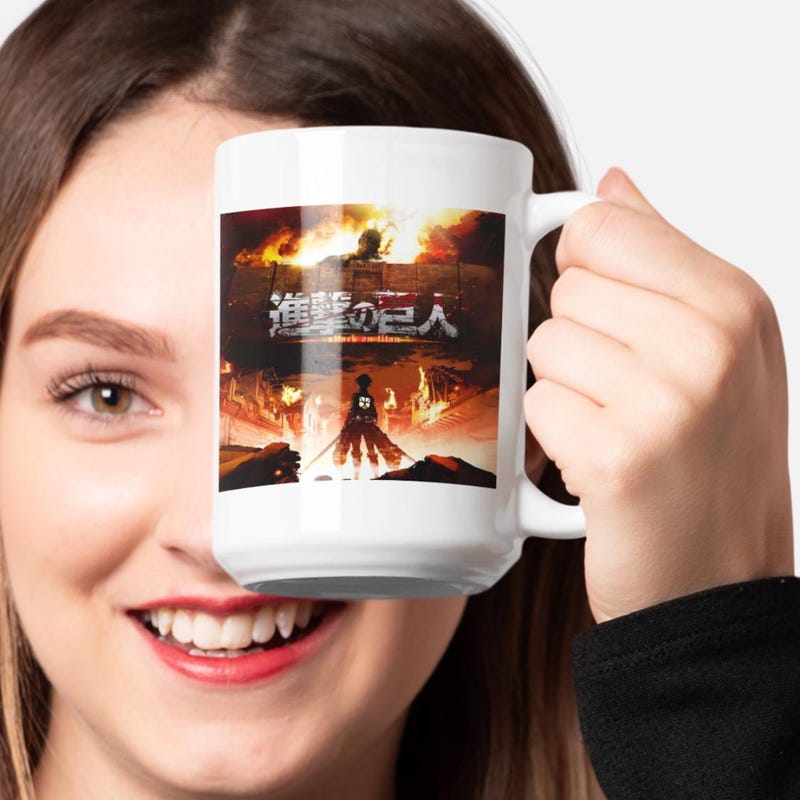 Anime Attack on Titan Cups - Etsy
