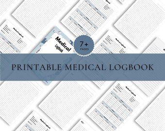 Medical Planner Printable | Health Tracker, Doctor Visit Log ...