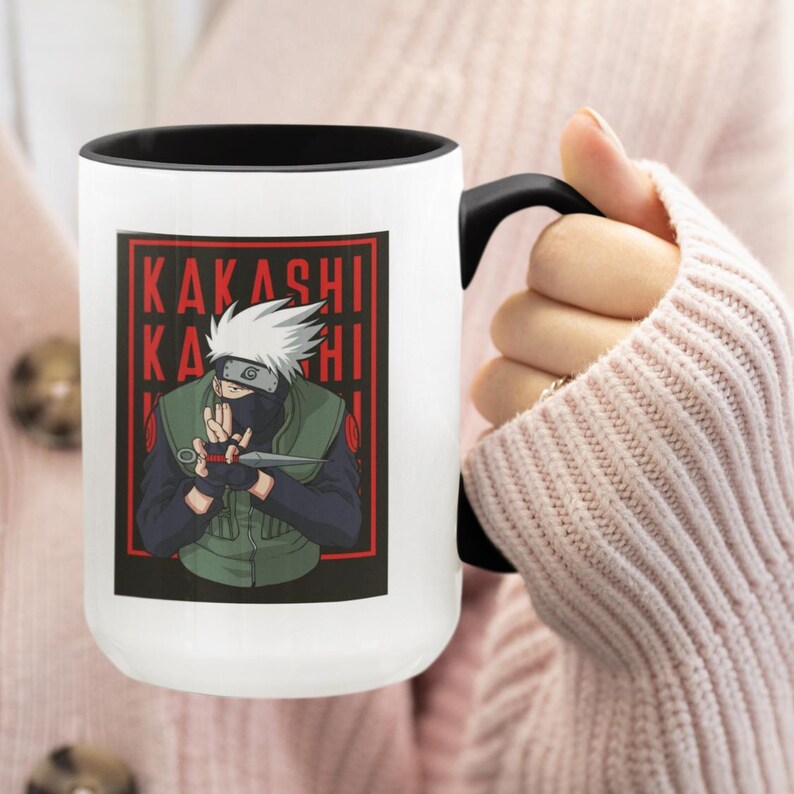Naruto Kakashi Ninja Warrior Anime Mug Cool Coffee Cup for Naruto Fans ...