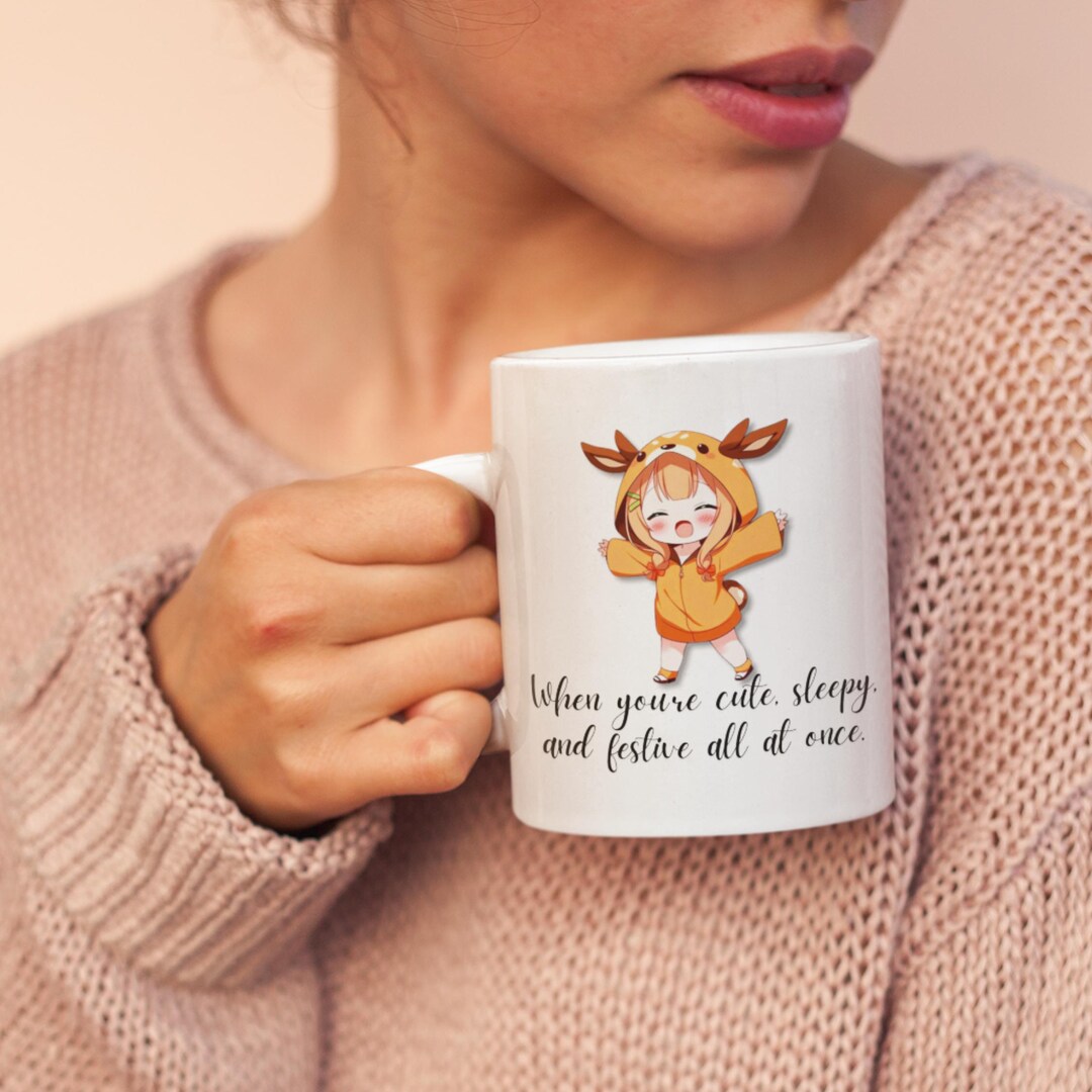 Cute Chibi Bunny Mug, Chibi Mug, Kawaii Chibi Mug, Anime Chibi Mug ...