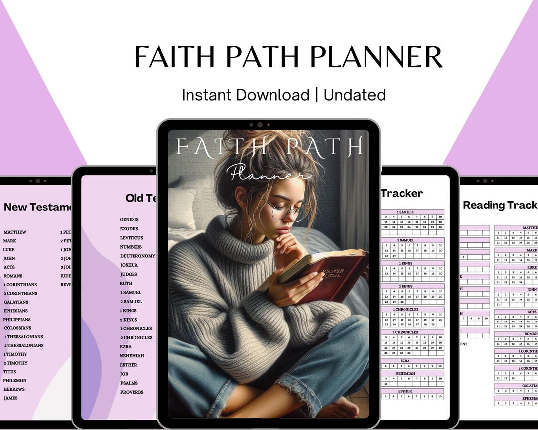 Faith Path Planner Digital Download, Christian Life Planner PDF ...