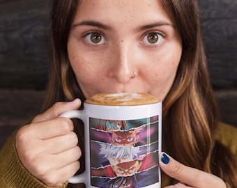 Jujutsu Kaisen, JJK, Jujutsu Kaisen Mug, Anime, Anime Mug, Gift, Anime ...