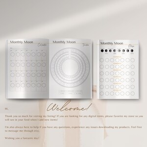 Digital Moon Planner | Track Lunar Cycles, Set Intentions and Align ...
