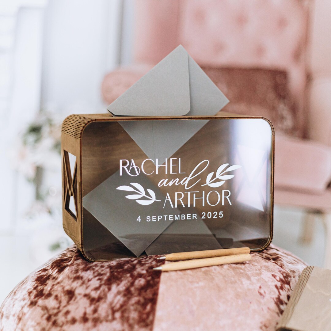 Vintage Wedding Card Box, Wedding Gift Box, Keepsake Box, Birthday ...