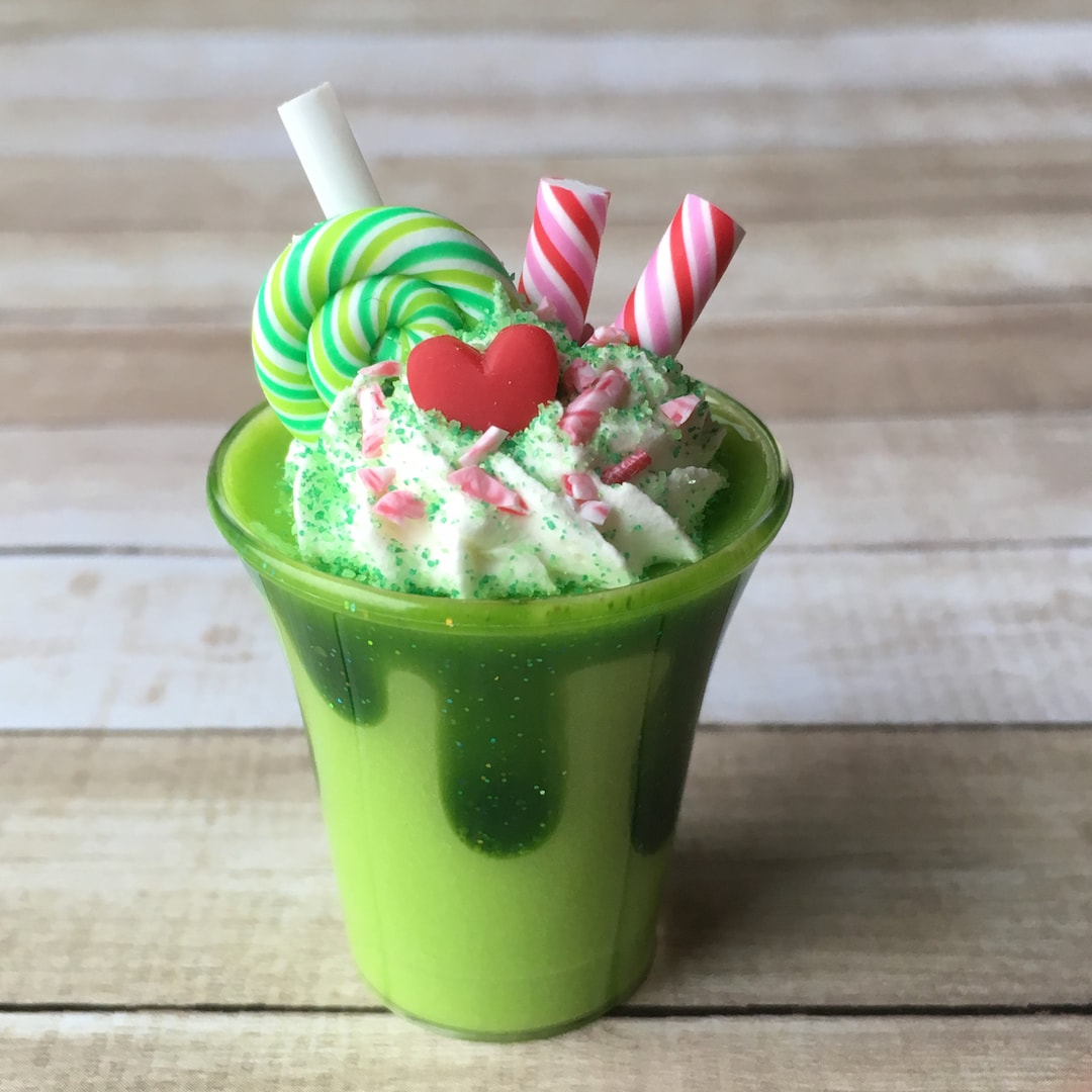 Grinch Freak Shake for American Girl Doll Christmas Food Drink - Etsy