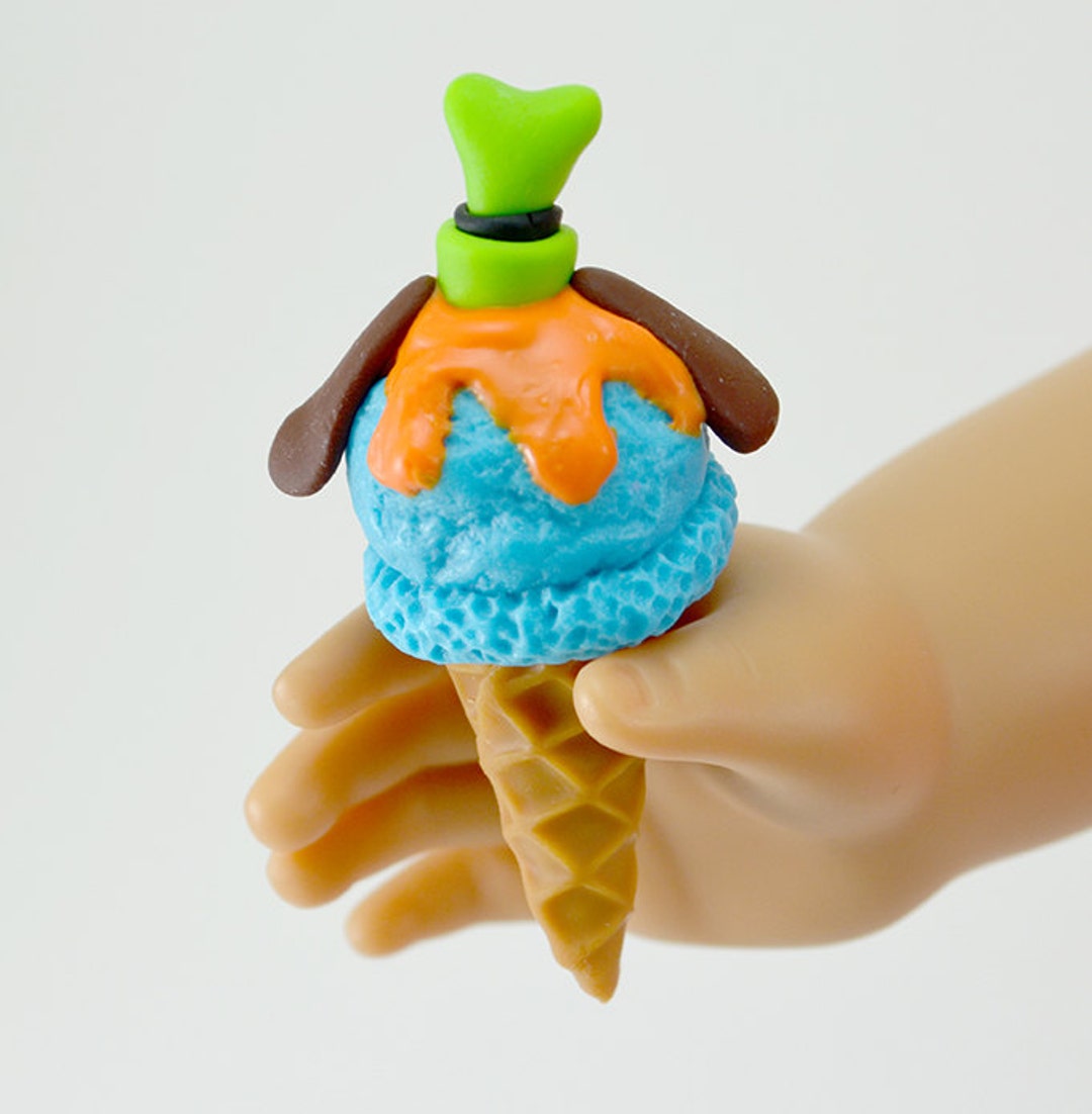 Goofy Bubblegum Ice Cream Waffle Cone for American Girl Doll, Smart ...