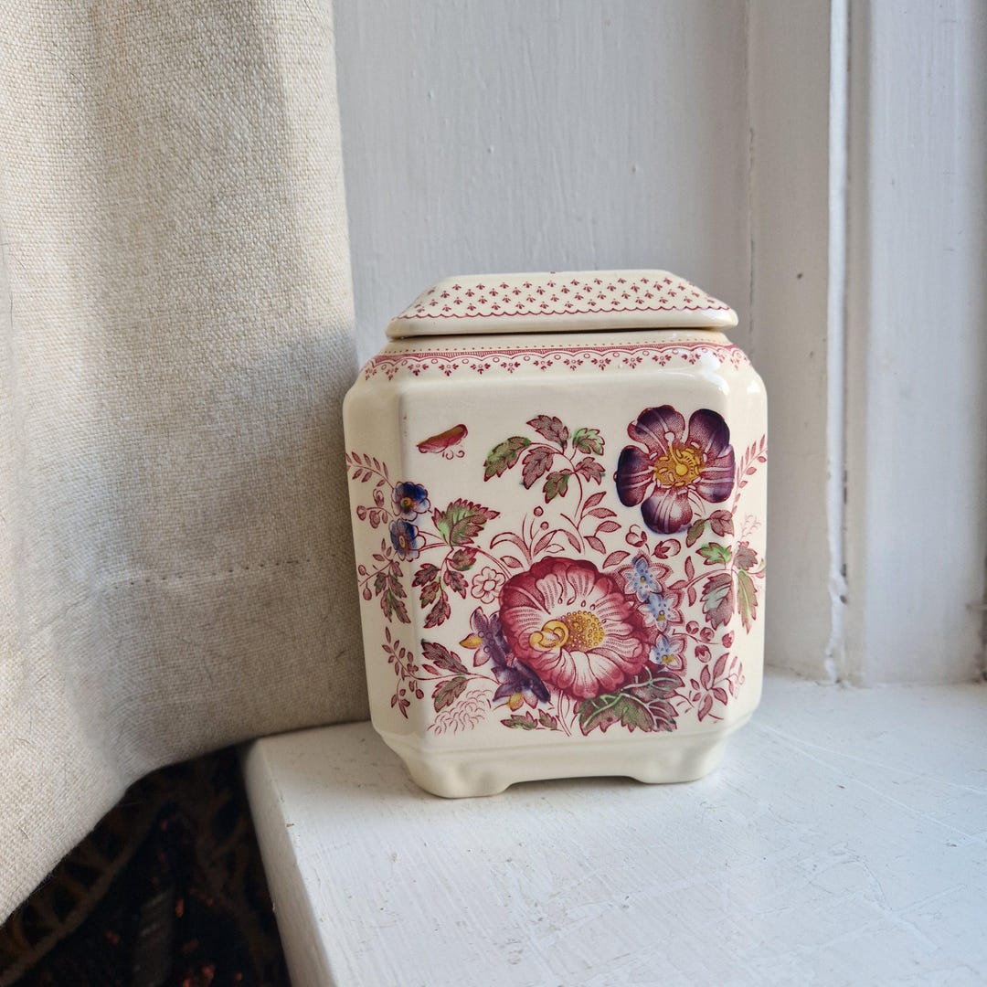 Mason's Ironstone Tea Caddy: Beautiful, Scarce Mason's Ironstone Signed ...